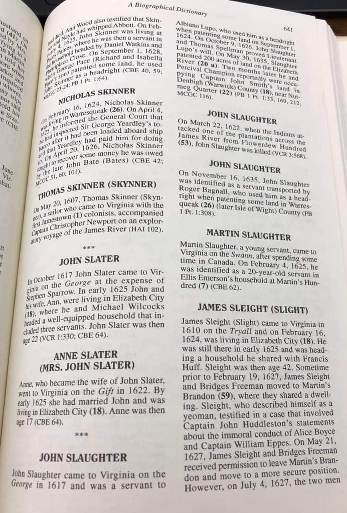 Virginia Immigrants and Adventurers 1607-1635: A Biographical ...