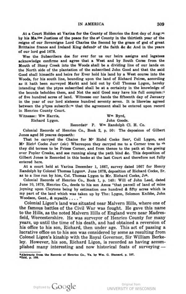 The Ligon Family and Connection – Chapter XV – Smith Harper