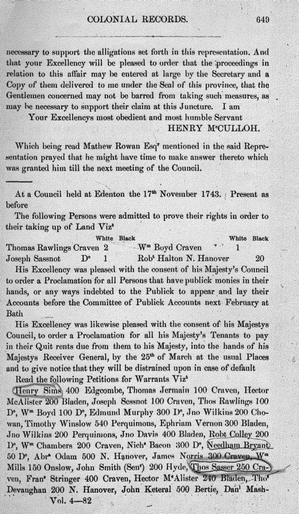 Sasser Family References – Smith Harper